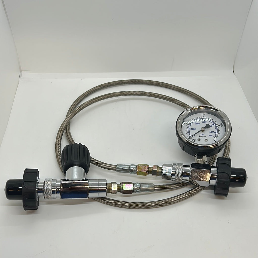 DIN to DIN transfill whip | Lombardi Undersea